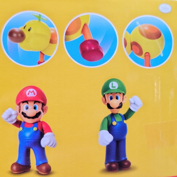 Nintendo | Toys | Jakks Pacific Super Mario Wiggler Luigi Set Target ...